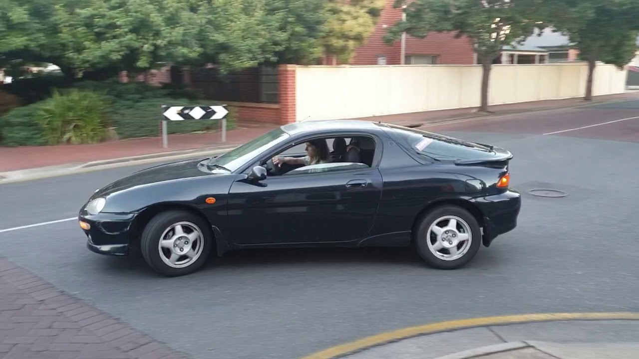 Mazda MX3 K8 1.8 V6 custom exhaust - YouTube