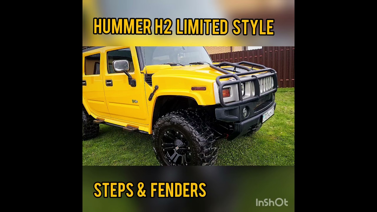 Hummer H2 Limited Edition steps & fenders - YouTube