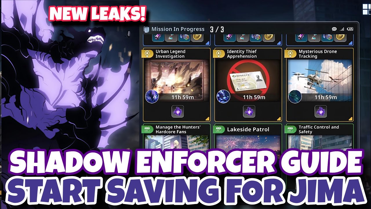 NEW SHADOW LEAKS JIMA!! CHOOSE THE BEST REWARDS FROM SHADOW ENFORCER ...
