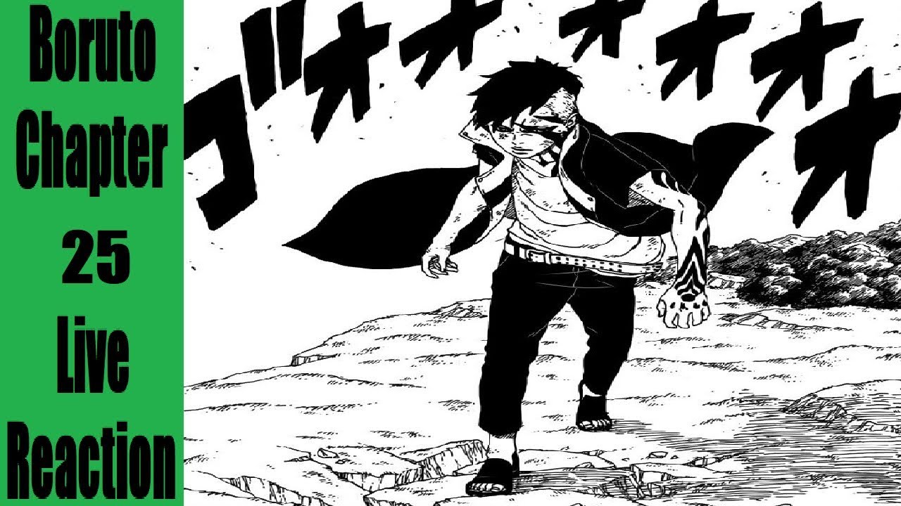 Boruto Chapter 25 Live Reaction | Inorganic Boy - YouTube