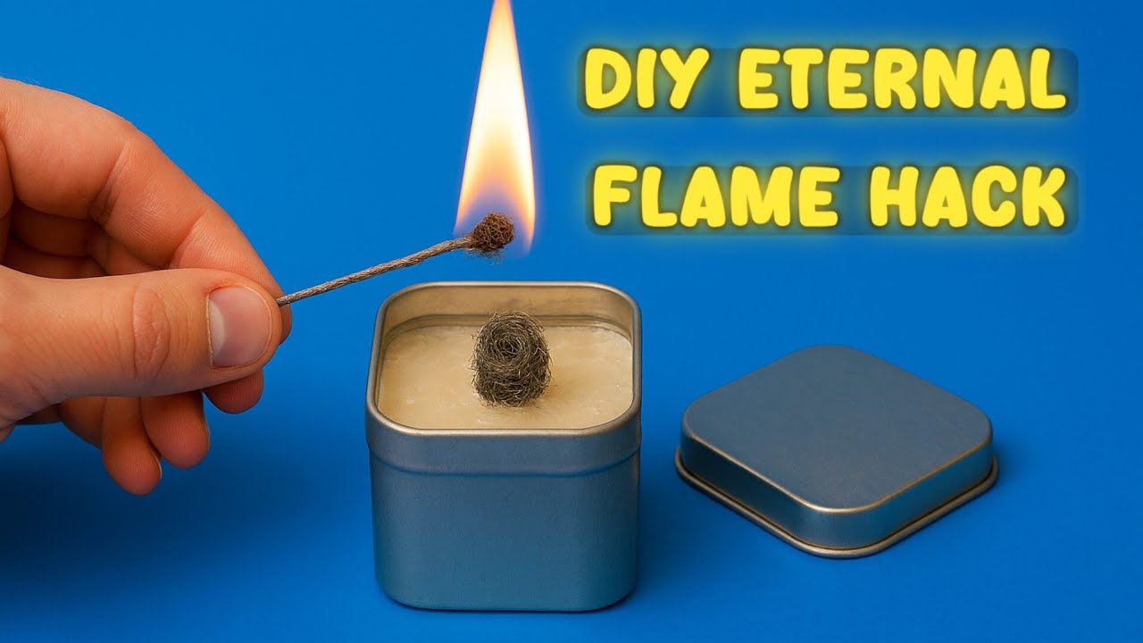 DIY Everlasting Candle with Simple Materials. - YouTube