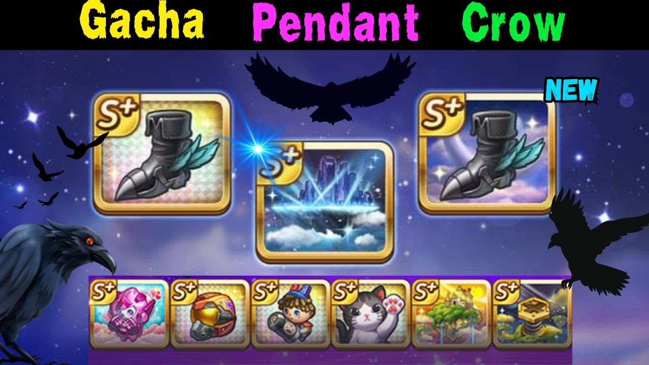 Yang Kejar Crow Wajib Kejar Ini Pendant | Gacha Pendant Crow's Sky Shoes | Line Get Rich - YouTube