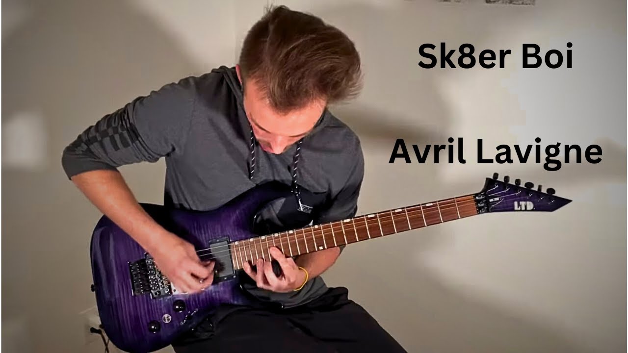 Sk8er Boi-Avril Lavigne-Guitar Cover by Cameron Carter - YouTube