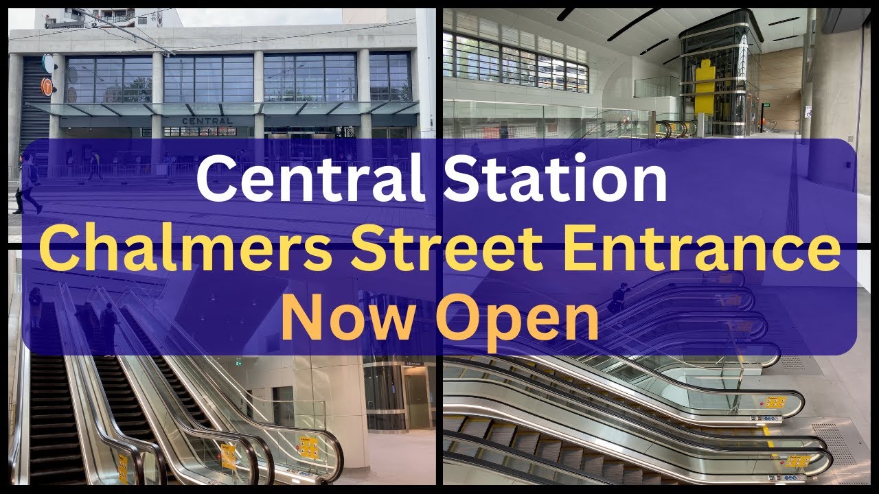 Chalmers Street Entrance Now Open! - Sydney Metro Central Station ...