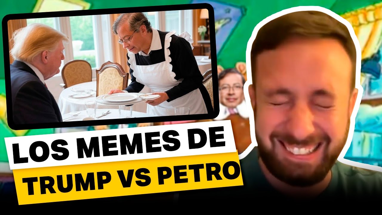 🤣 Los mejores MEMES de TRUMP VS PETRO | Agustín Laje - YouTube