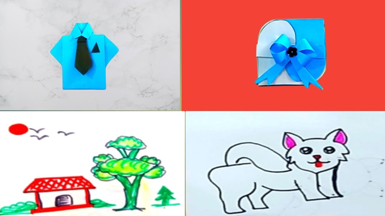 How to draw mix drawing potps by morgina drawing - YouTube