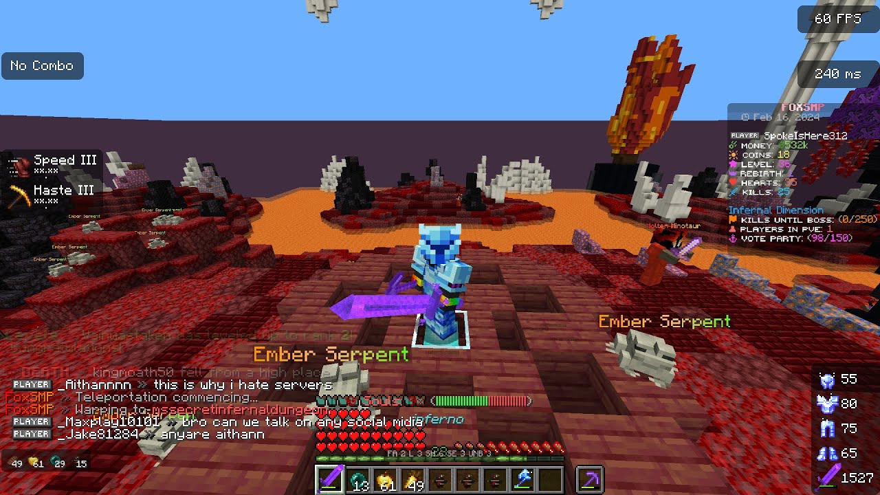 geting infernal gems in the fox smp P1 - YouTube