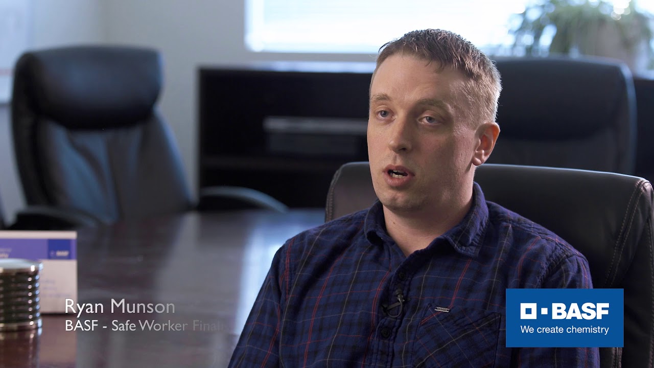 2018 Safe Worker and Safe Employer Award - Ryan Munson BASF - YouTube
