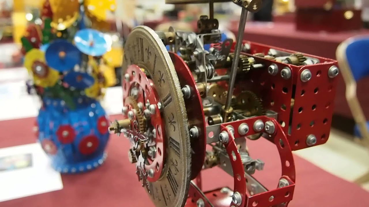 Meccano Inching Clock by Dave Harvey - YouTube