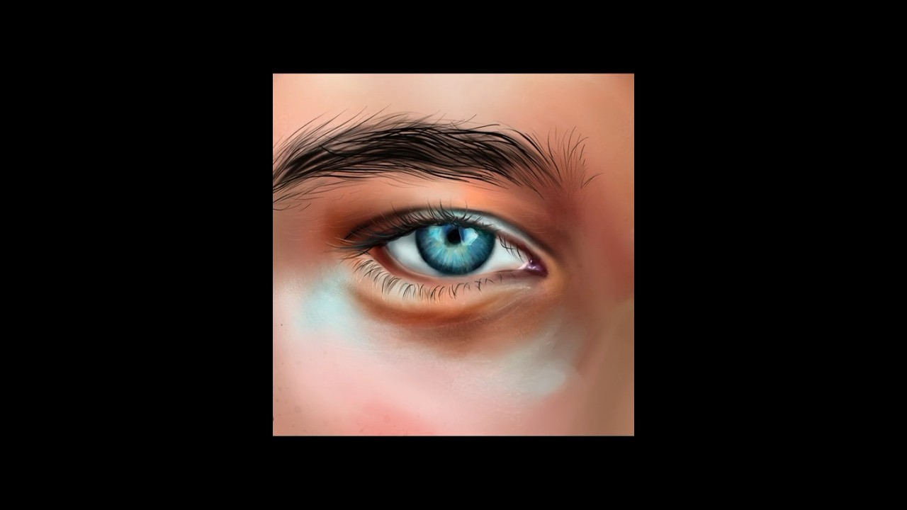 The MOST realistic eye painting I’ve EVER drawn!!! - YouTube