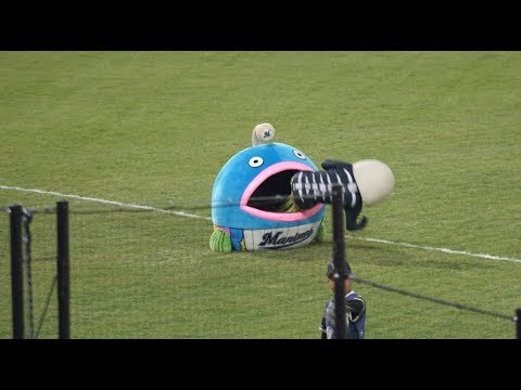 Acrobatics baseball mascot mysterious fish . Awesome - YouTube