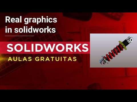How activate real view graphics in solid works - YouTube