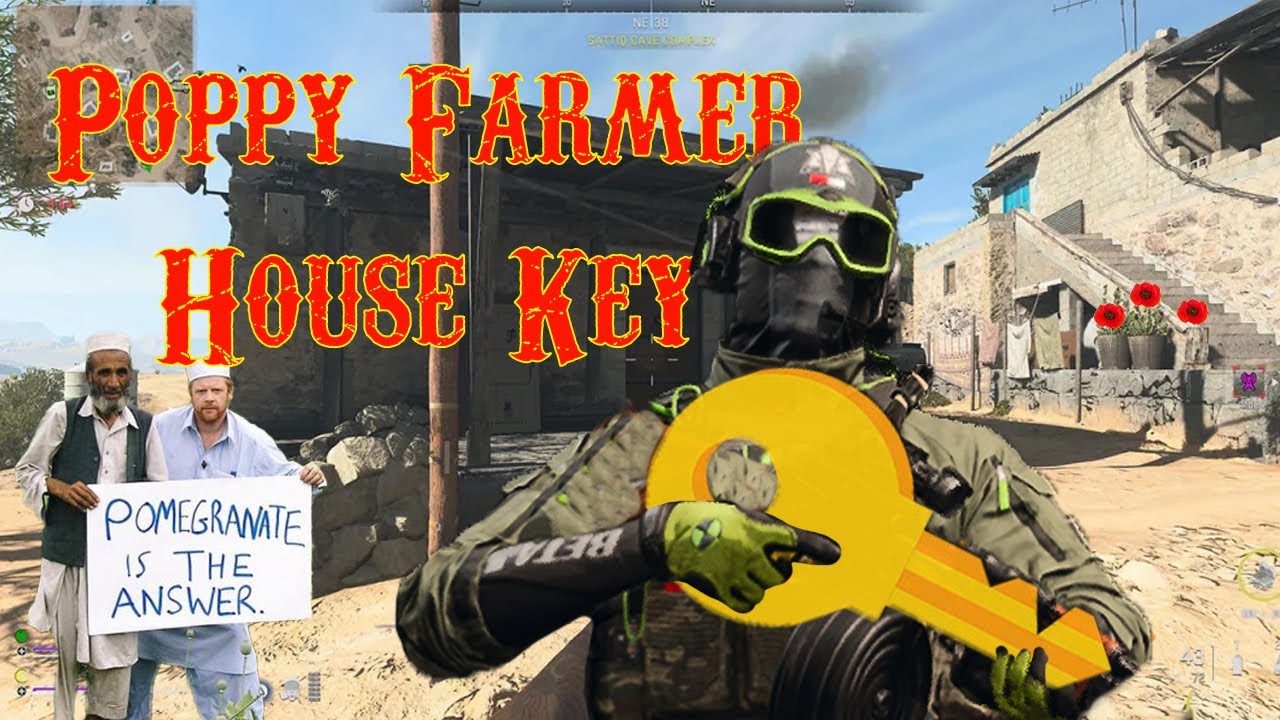 DMZ SATTIQ POPPY FARMER HOUSE KEY LOCATION & MISSION MW2 COD #cod # ...