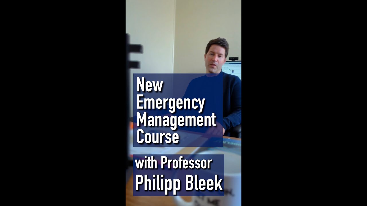 New Emergency Management Course at Middlebury Institute - YouTube