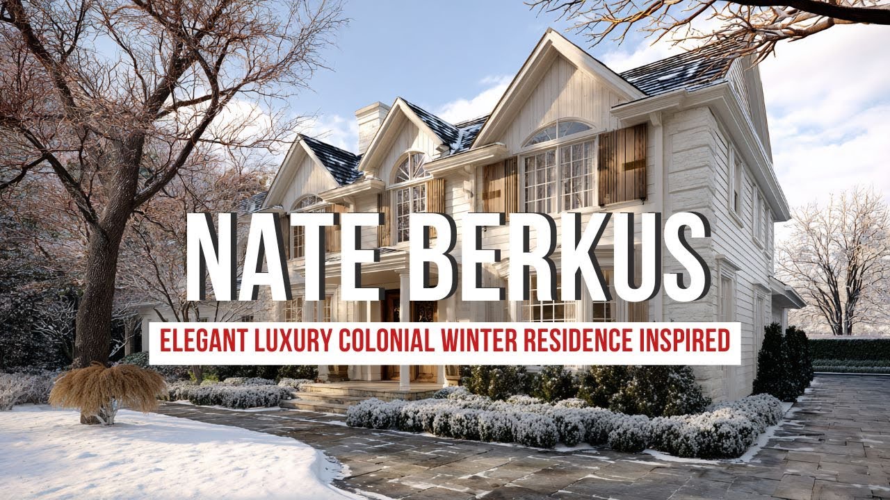 Elegant Luxury Colonial Winter Residence Inspired by Nate Berkus ...