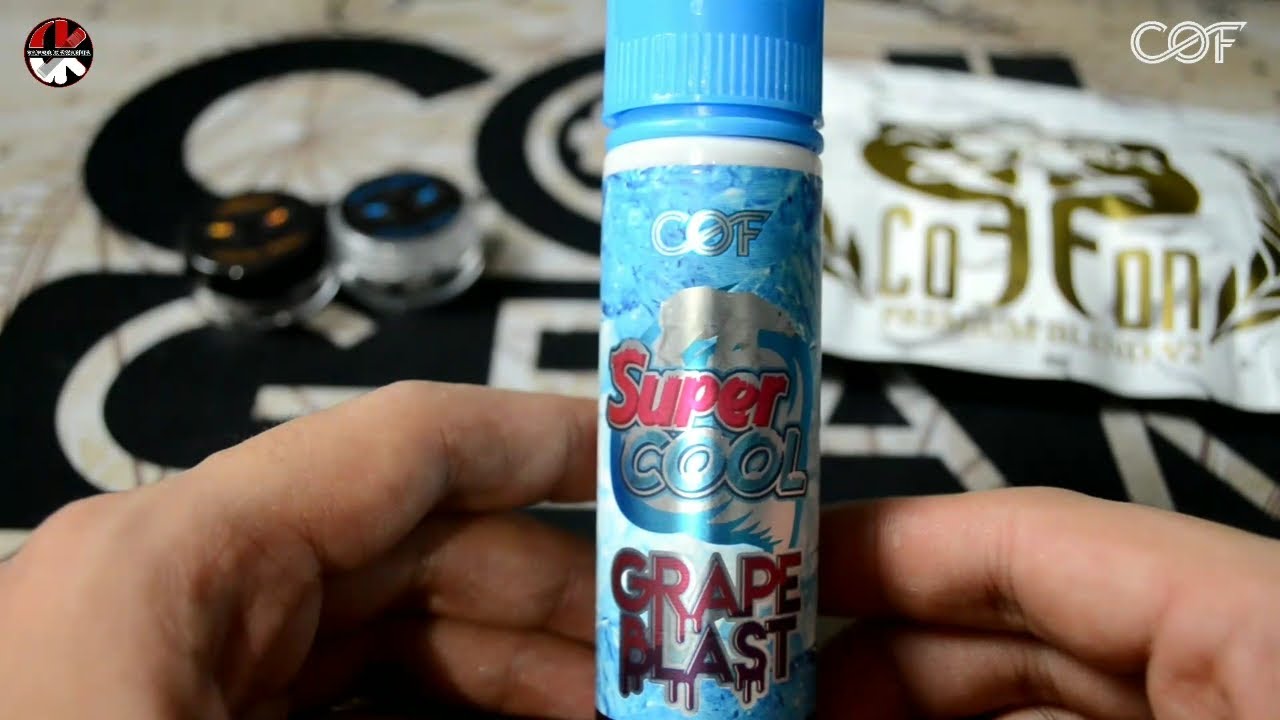 REVIEW SUPER COOL GRAPE BLAST BY COF INDONESIA - BIKIN BEKU - YouTube
