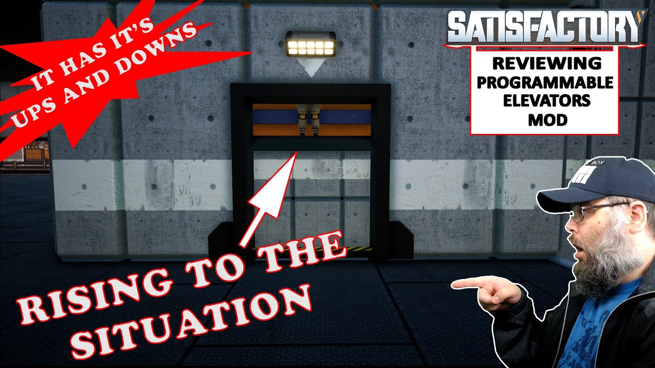A Elevating Video - SATISFACTORY - PROGRAMMABLE ELEVATORS - Ep 11 - YouTube