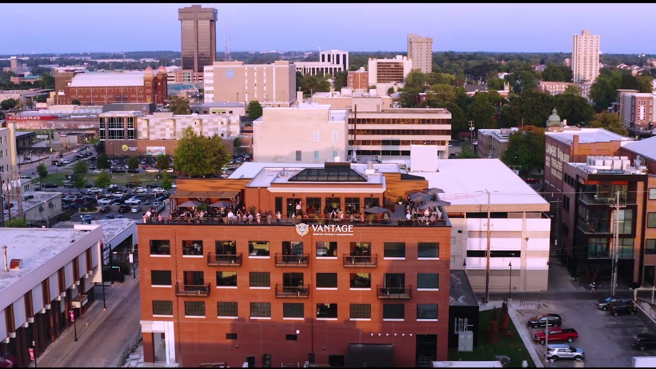 Vantage Rooftop Lounge and Conservatory in Springfield, MO - YouTube