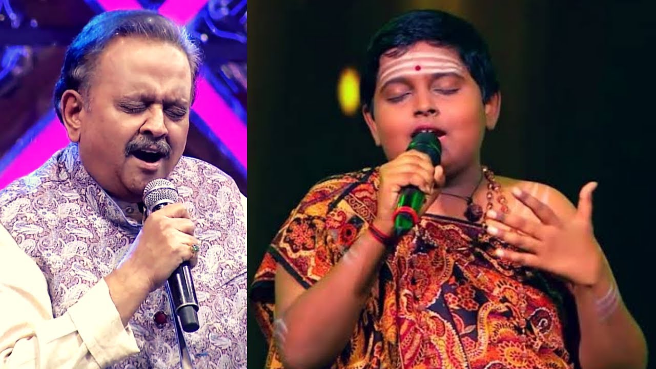 சிவாஜியின் மெகாஹிட் பாடலை மனமுருக பாடி அசத்திய சூப்பர் சிங்கர் சிறுவன் ...