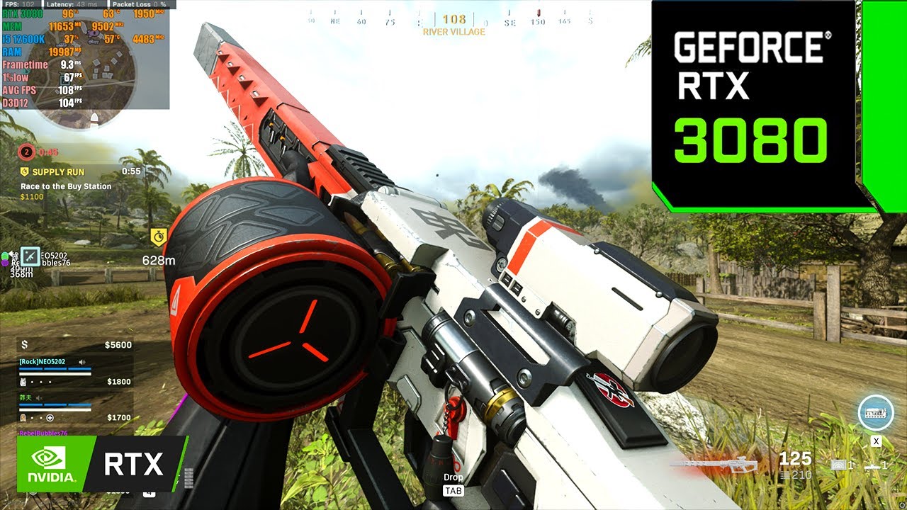 Call of Duty Warzone | RTX 3080 12GB ( 4K Maximum Settings RTX ON ...