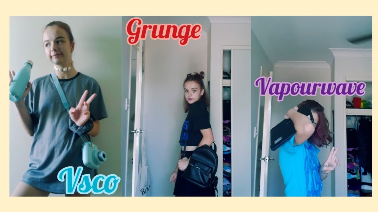 Making aesthetic outfits- (VSCO, GRUNGE and VAPORWAVE)***EASY,FUNNY and ...