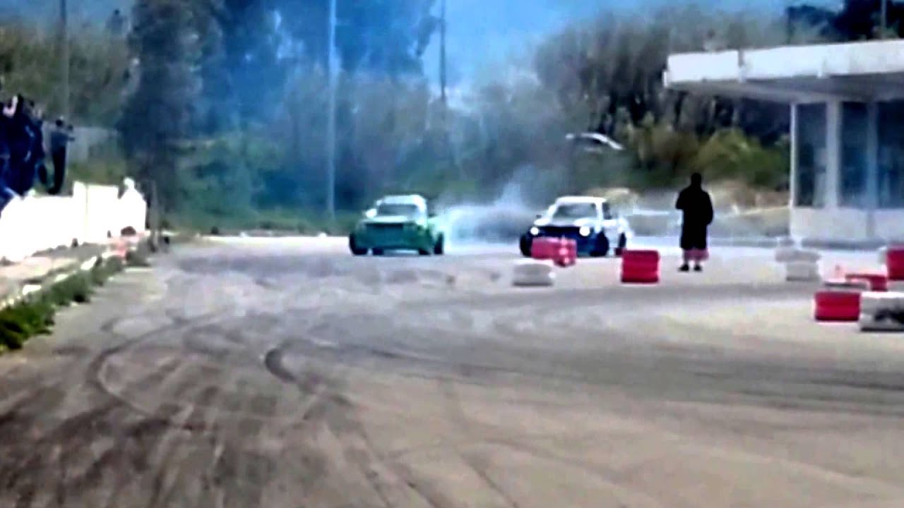 2ος Αγωνας DRIFT & GP Tuning για το 2014 απο την ΑΛΑ Χανιων - YouTube