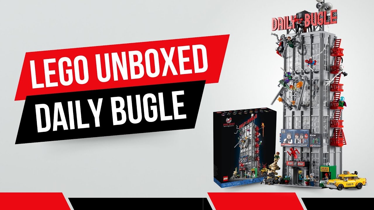 LEGO DAILY BUGLE UNBOXING AND HYPERLAPSE FULL BUILD - YouTube