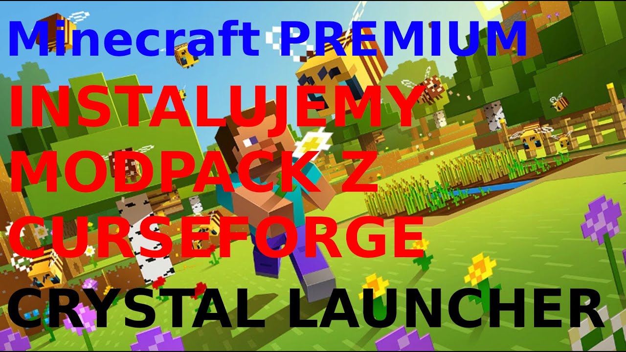 🔵 Minecraft PREMIUM Jak zainstalować Paczkę z CurseForge Crystal ...