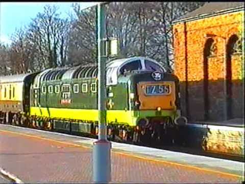 Deltic Class 55 D9000 'ROYAL SCOTS GREY' - 09/12/2000 - YouTube