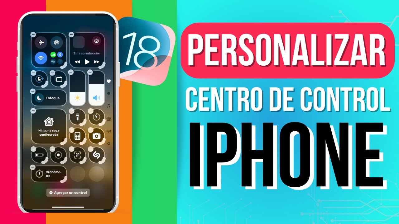 🚀PERSONALIZAR el Nuevo CENTRO de CONTROL de iPhone 📱 ¡Diseña a tu ...