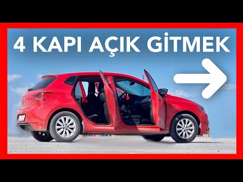 TÜM KAPILAR AÇIK ARABA KULLANMAYA ÇALIŞMAK!