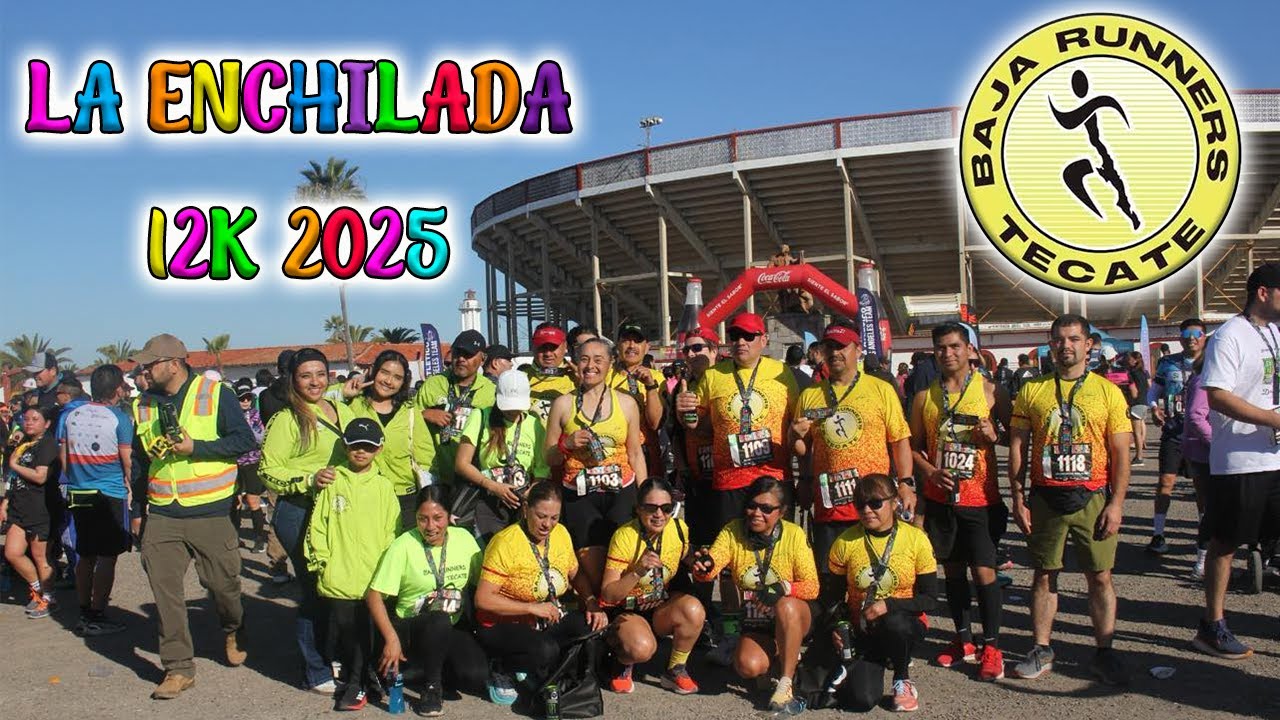 Baja Runners Tecate en La Enchilada 12K Tijuana 2025 - YouTube