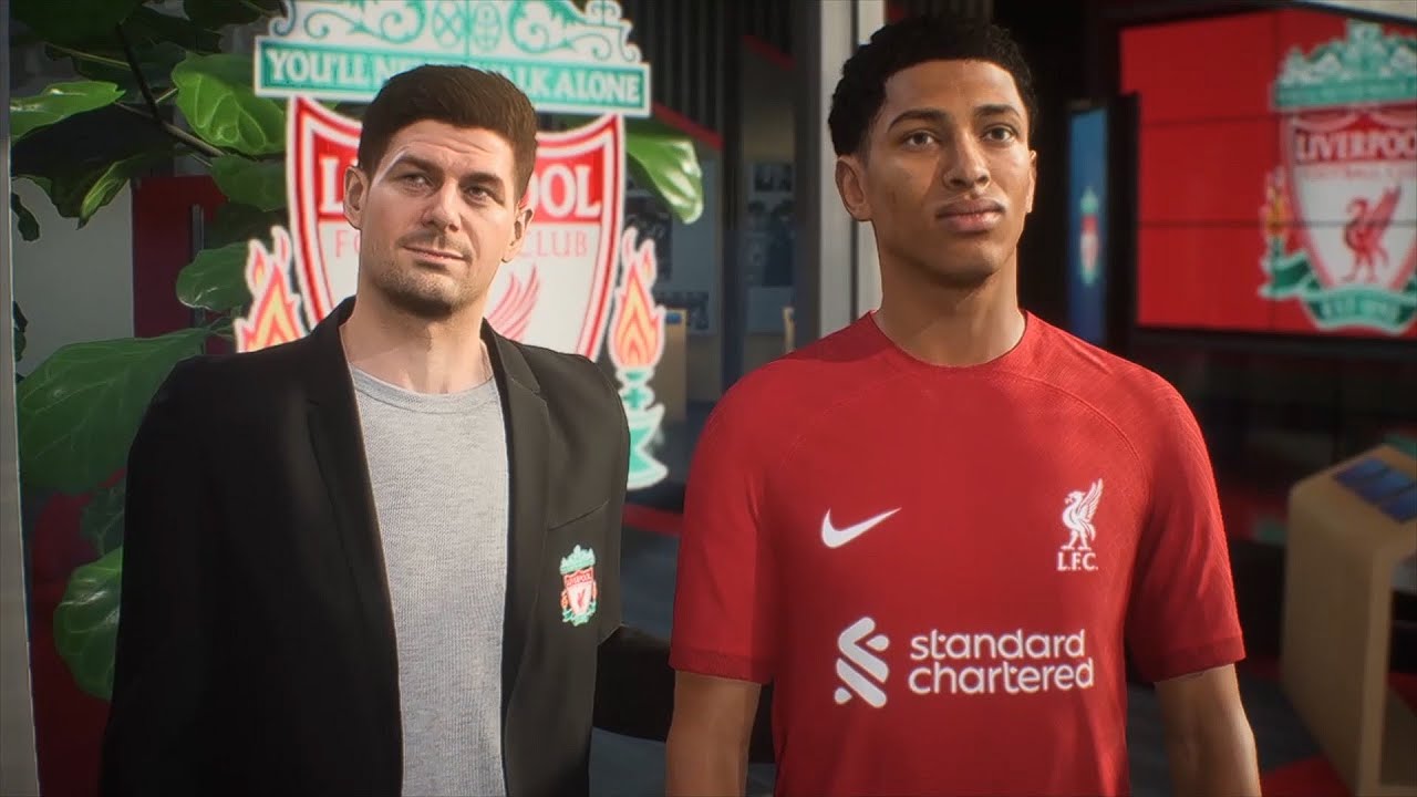 FIFA 23 - Career Mode - Gerrard Manage Liverpool - Gameplay - YouTube