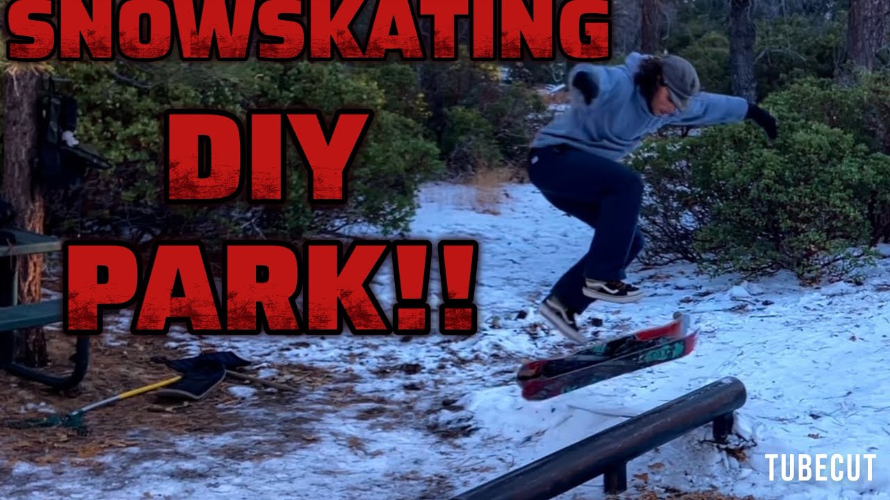 Snowskate DIY Park With Simon Sakai - YouTube