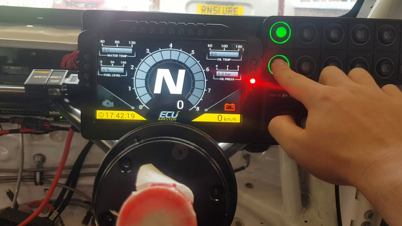 ecumaster setup test - YouTube