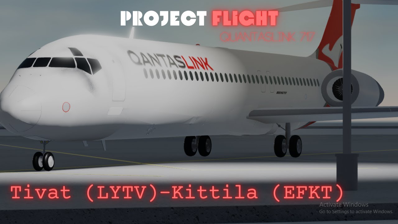 Project Flight Tivat (LYTV) Kilitta (EFKT) 717-100 - YouTube