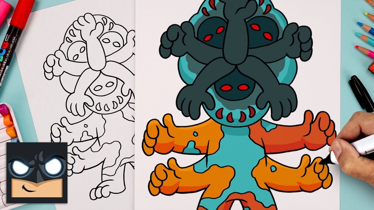 How To Draw Doey Monster Form | Poppy Playtime Chapter 4 - YouTube