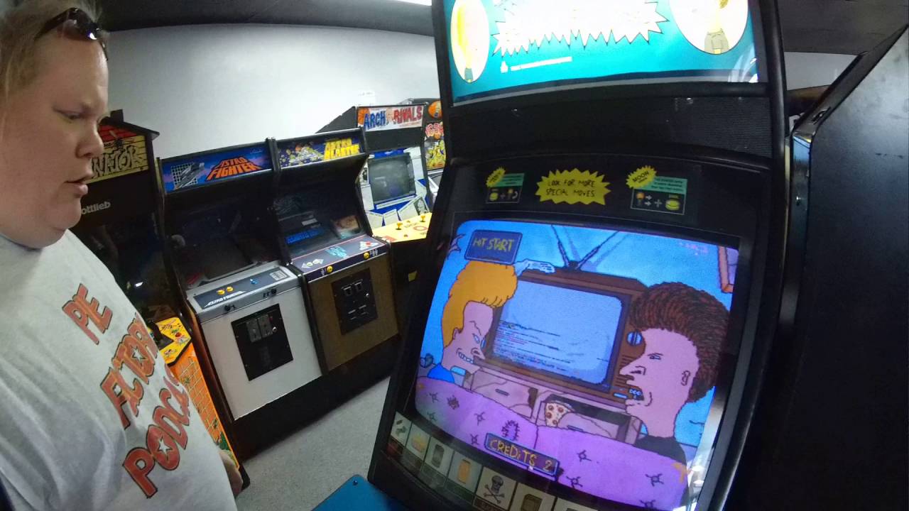 Beavis and Butt-Head Arcade Proto X rated glitch! - YouTube