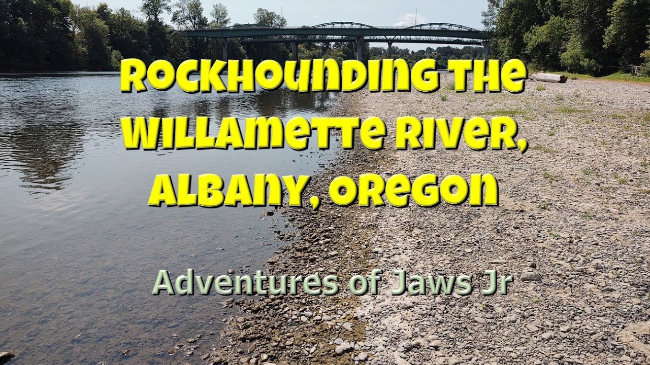 Rockhounding the Willamette River, Albany, Oregon - YouTube