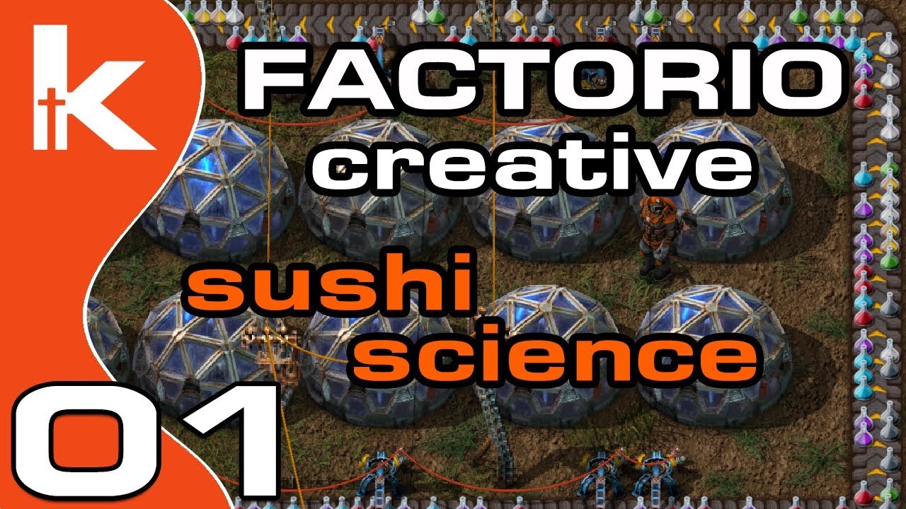 Factorio Sushi Science | Factorio Creative Ep 1 - YouTube