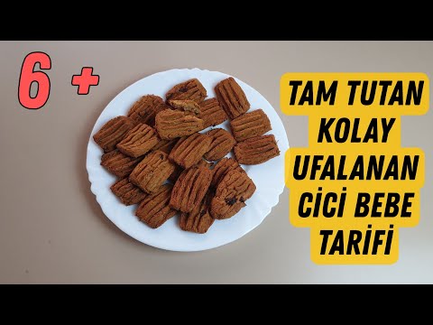TAM TUTAN EN GARANTİLİ BEBEK BİSKÜVİSİ (6+ ay)| EV YAPIMI CİCİ BEBE TARİFİ | Süper Anne