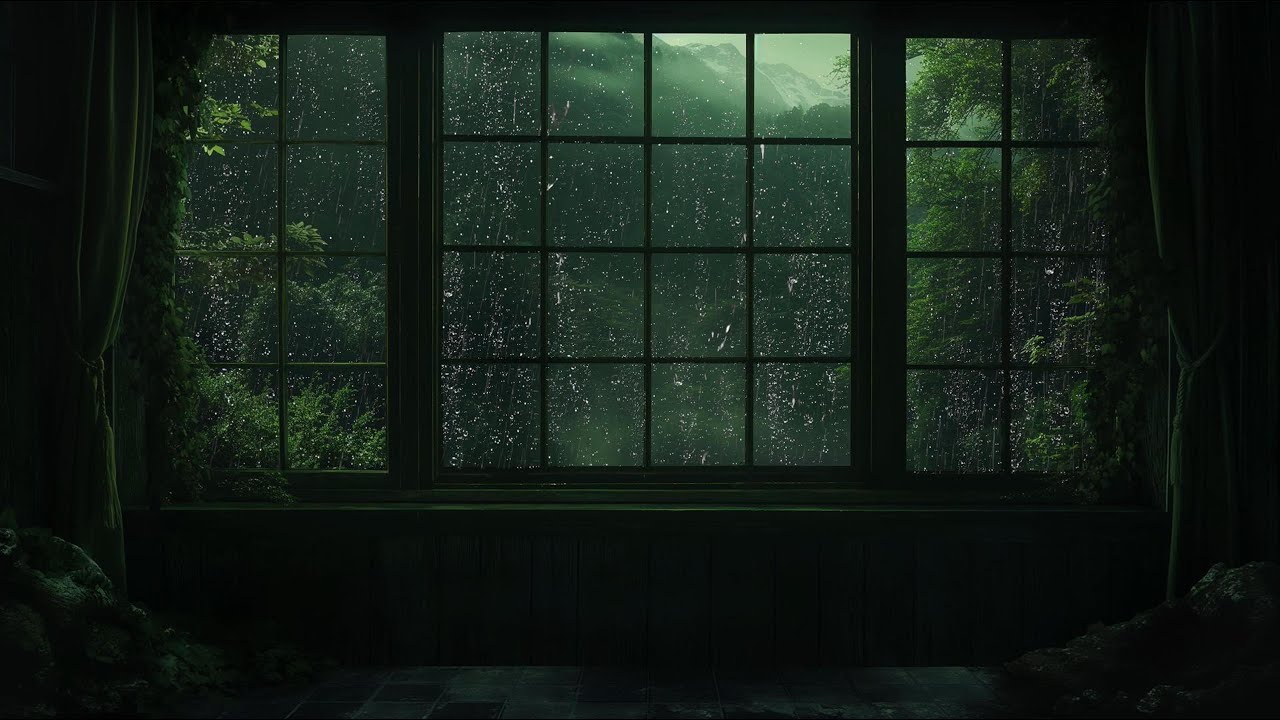 Chill Rain Outside The Window - YouTube