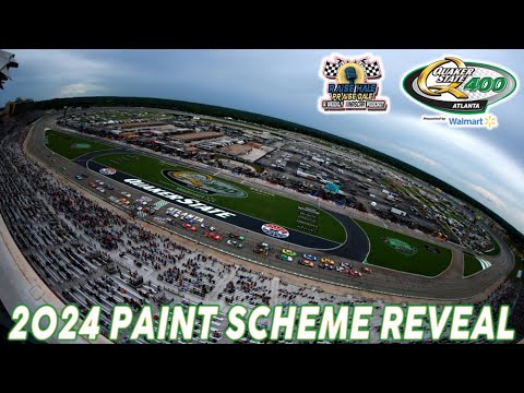 2024 NASCAR Cup Series QUAKER STATE 400 Paint Schemes - YouTube