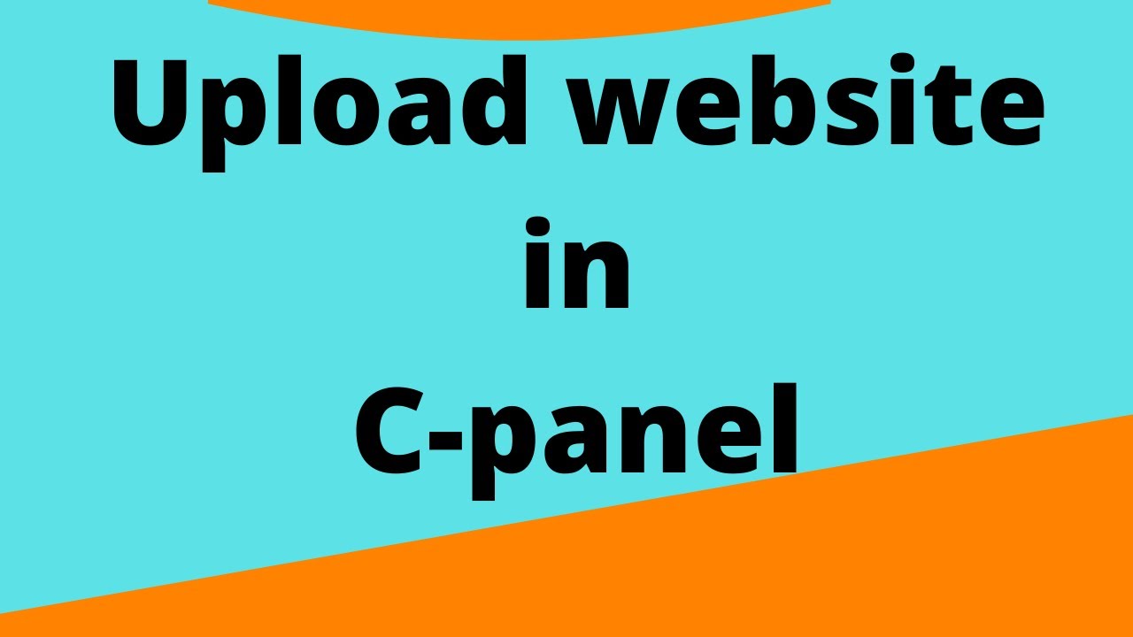 how to upload website on cpanel | upload website | cpanel | cpanel ...