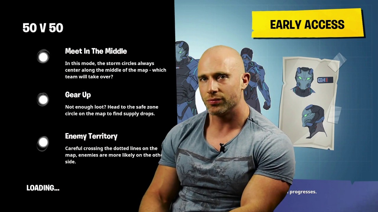 Fortnite: RIPPED bodybuilder RAMPAGES across Season 5 map - YouTube