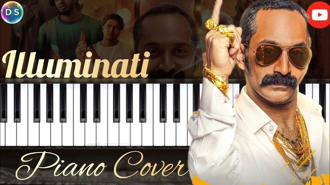 ILLUMINATI SONG KEYBOARD COVER | #aavesham | #illuminatisong | #viral ...