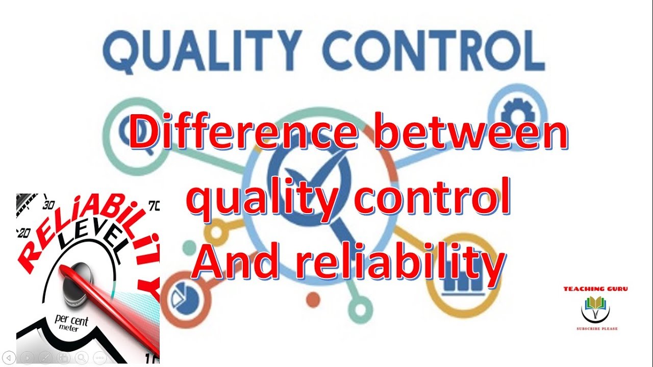 Difference between quality control and reliability in hindi - YouTube