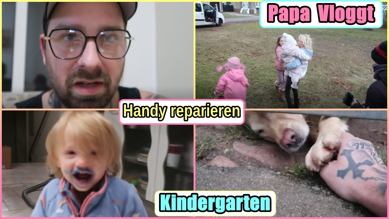 Farbunfall | Kitakinder abholen | Flo repariert Handy | Reallife mit 8 ...