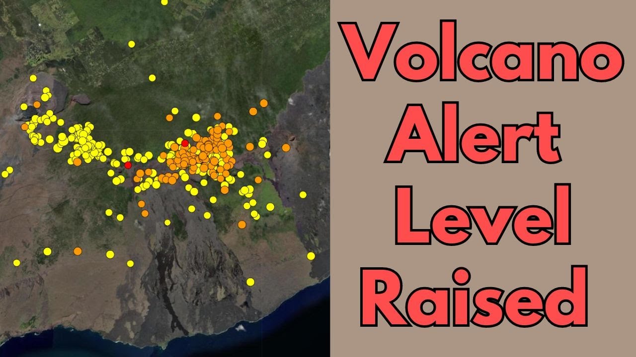 Alert Level Raised At Hawaii's Kilauea Volcano - YouTube