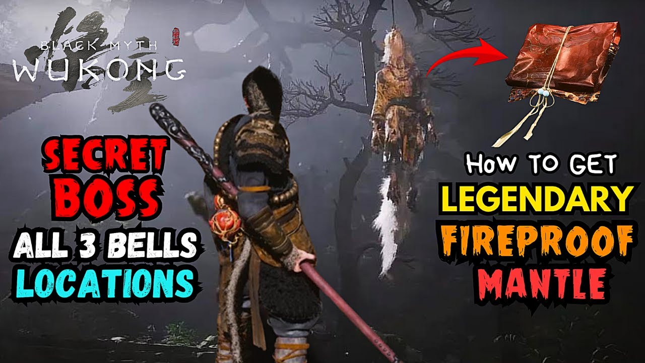 How To Get Legendary Fireproof Mantle in Black Myth: Wukong - All 3 ...